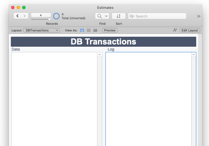 FileMaker Transactions: Start on the Right Foot » Proof+Geist