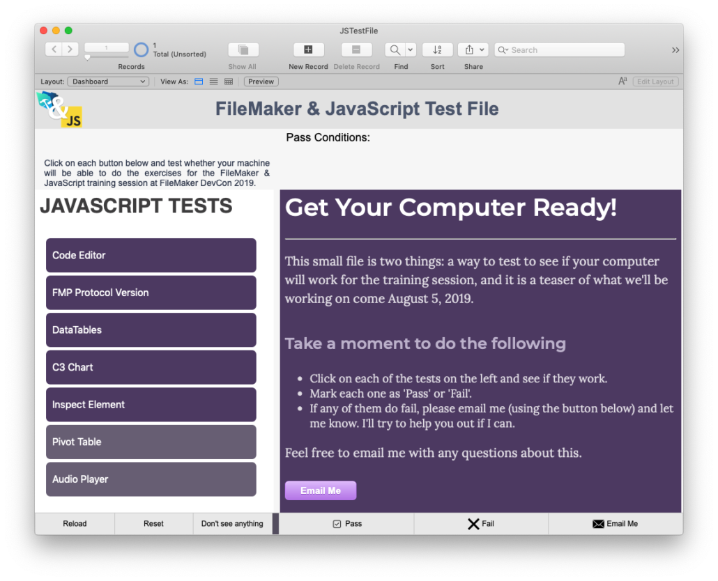 JavaScript at FileMaker DevCon 2019 » Proof+Geist